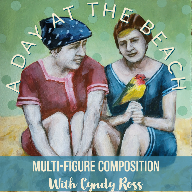 Paint a Multi Figure Composition ‘A Day at the Beach’ with Cyndy Ross ...